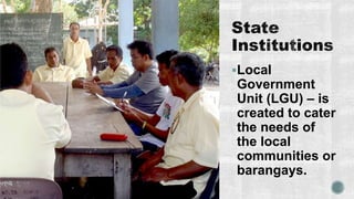UCSP_Q2_WEEK 1_Forms and Functions of State and Non-state Institutions.pptx