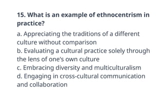 Understanding culture society and politics | PPT