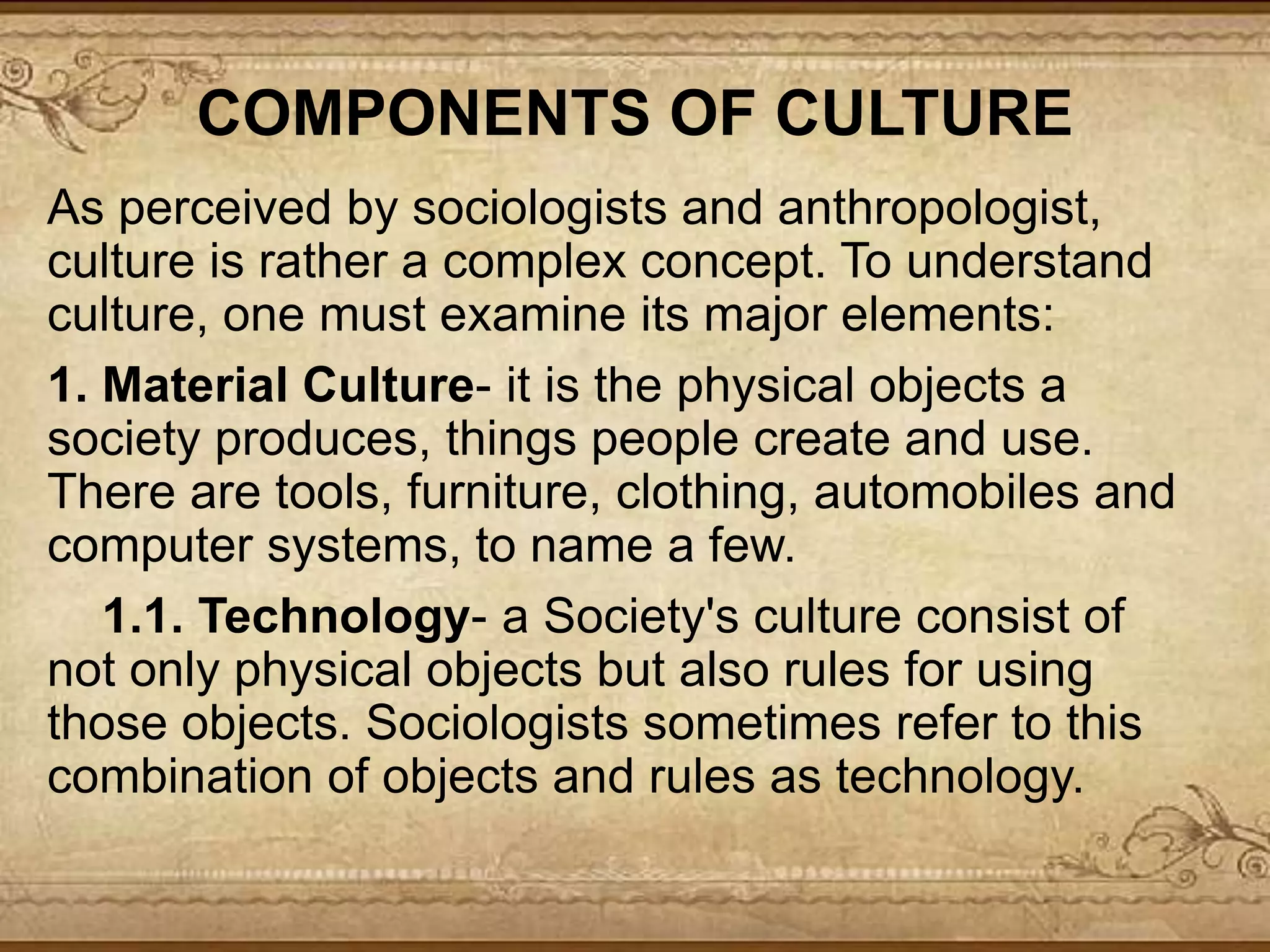 Significance of Cultural, Social, Political and Economic Symbols and ...