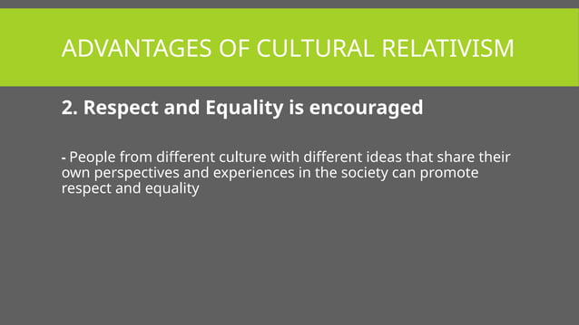 Understanding Culture Politics and Society - Cultural Relativism | PPTX