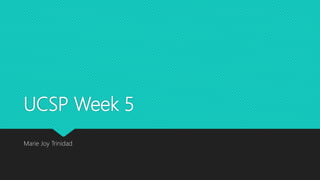 UCSP week 5 | PPTX