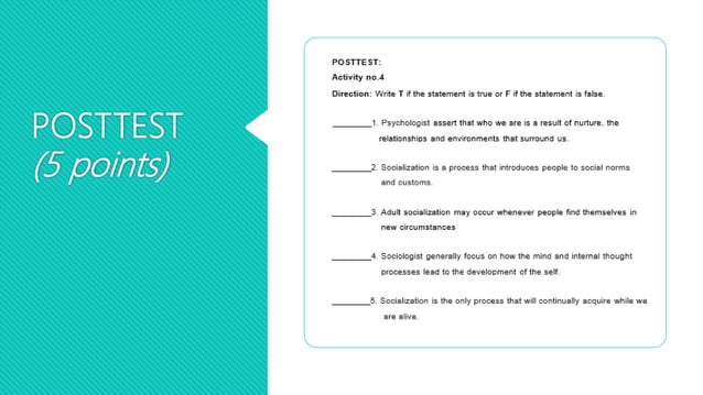 UCSP week 5 | PPTX | Secondary Education | Education