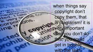 Avoiding plagiarism | PPTX