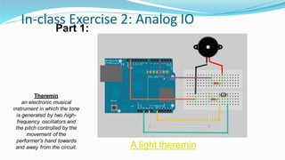 The IoT Academy IoT training Arduino Part 4 Arduino interfaces | PPT