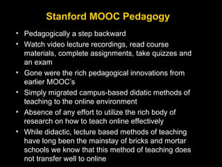 Pedagogy of MOOCs | PPT