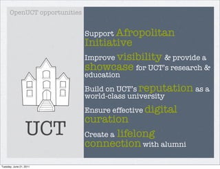 Uct presentation | PDF