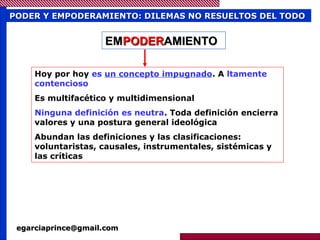 UCV FACES 2013 "Empoderamiento e igualdad" | PPT
