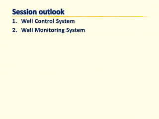 Well Control and Well Monitoring Systems | PDF