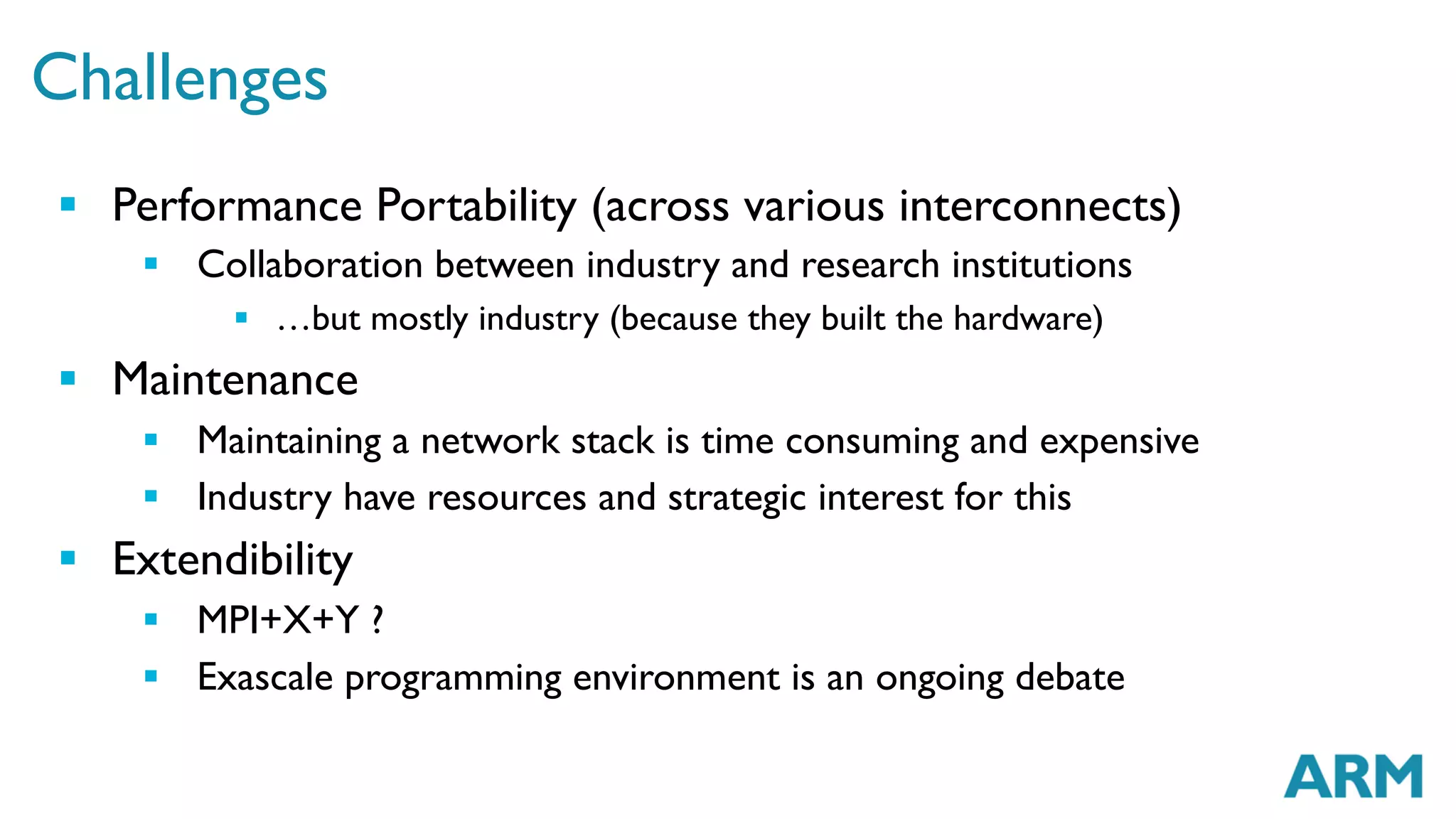Ucx An Open Source Framework For Hpc Network Ap Is And Beyond Ppt