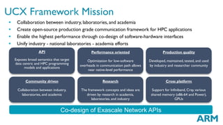 Ucx an open source framework for hpc network ap is and beyond | PPT