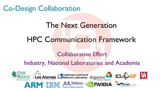 Ucx an open source framework for hpc network ap is and beyond | PPT