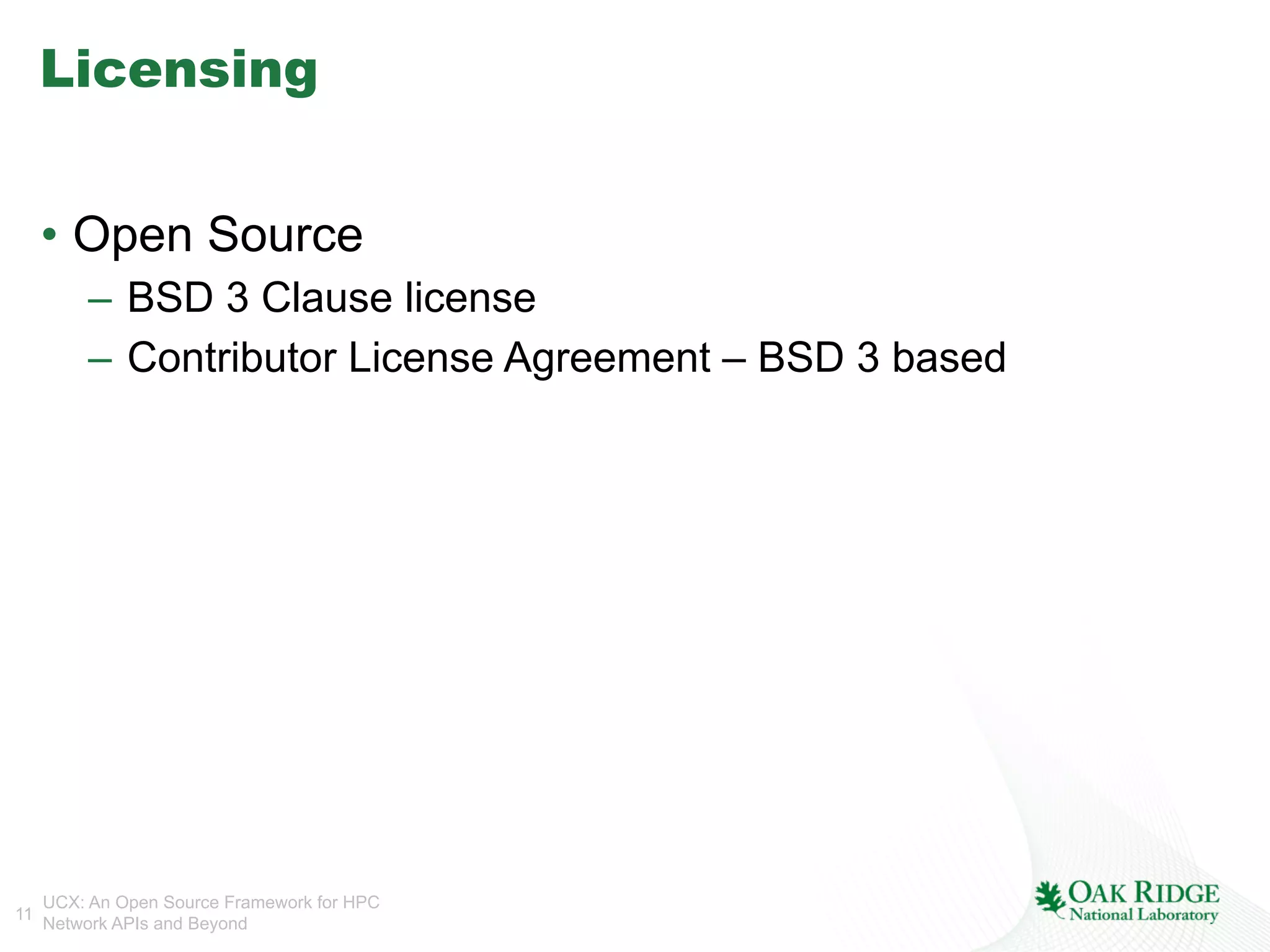 Ucx An Open Source Framework For Hpc Network Apis And Beyond Pdf