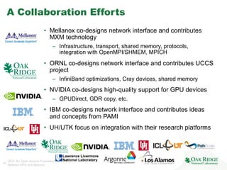 UCX: An Open Source Framework for HPC Network APIs and Beyond | PDF