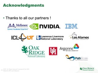 UCX: An Open Source Framework for HPC Network APIs and Beyond | PDF