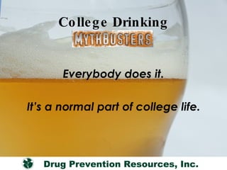 Alcohol & the College Experience | PPT
