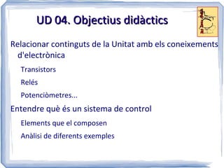 4ESO - Ud 04. control i robòtica | ODP