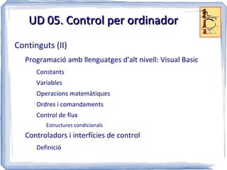 4ESO - Ud 05. control per ordinador | ODP