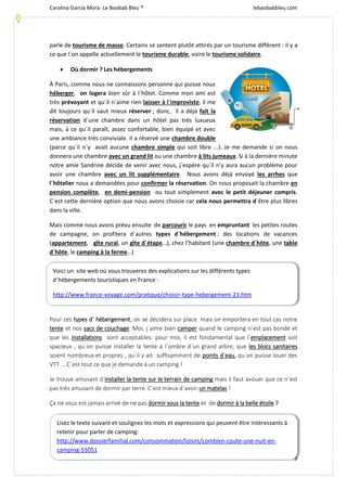 Lexique- les voyages et les vacances (B1) | PDF