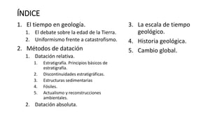 Ud 10.Tiempo geológico y geología histórica | PDF