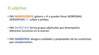 Ud 1 el adjetivo | PPT