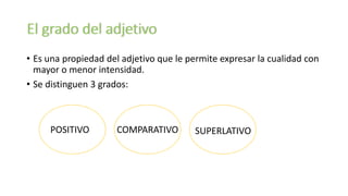 Ud 1 el adjetivo | PPTX