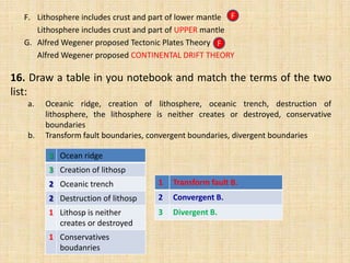 UNIT 2 EARTH'S INTERNAL ENERGY | PPT