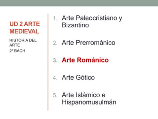 UD 2 Arte Medieval II | PPTX