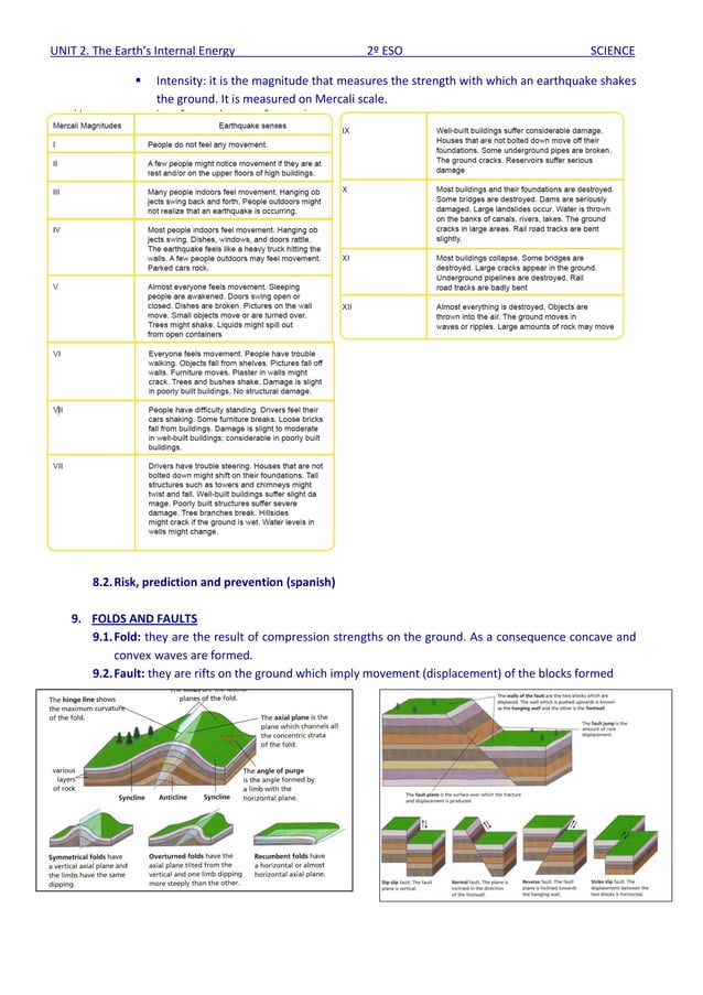 UNIT 2 EARTH'S INTERNAL ENERGY. | PDF | Geology | Science