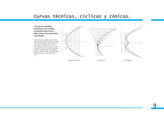 Ud 6 curvas técnicas y conicas | PDF