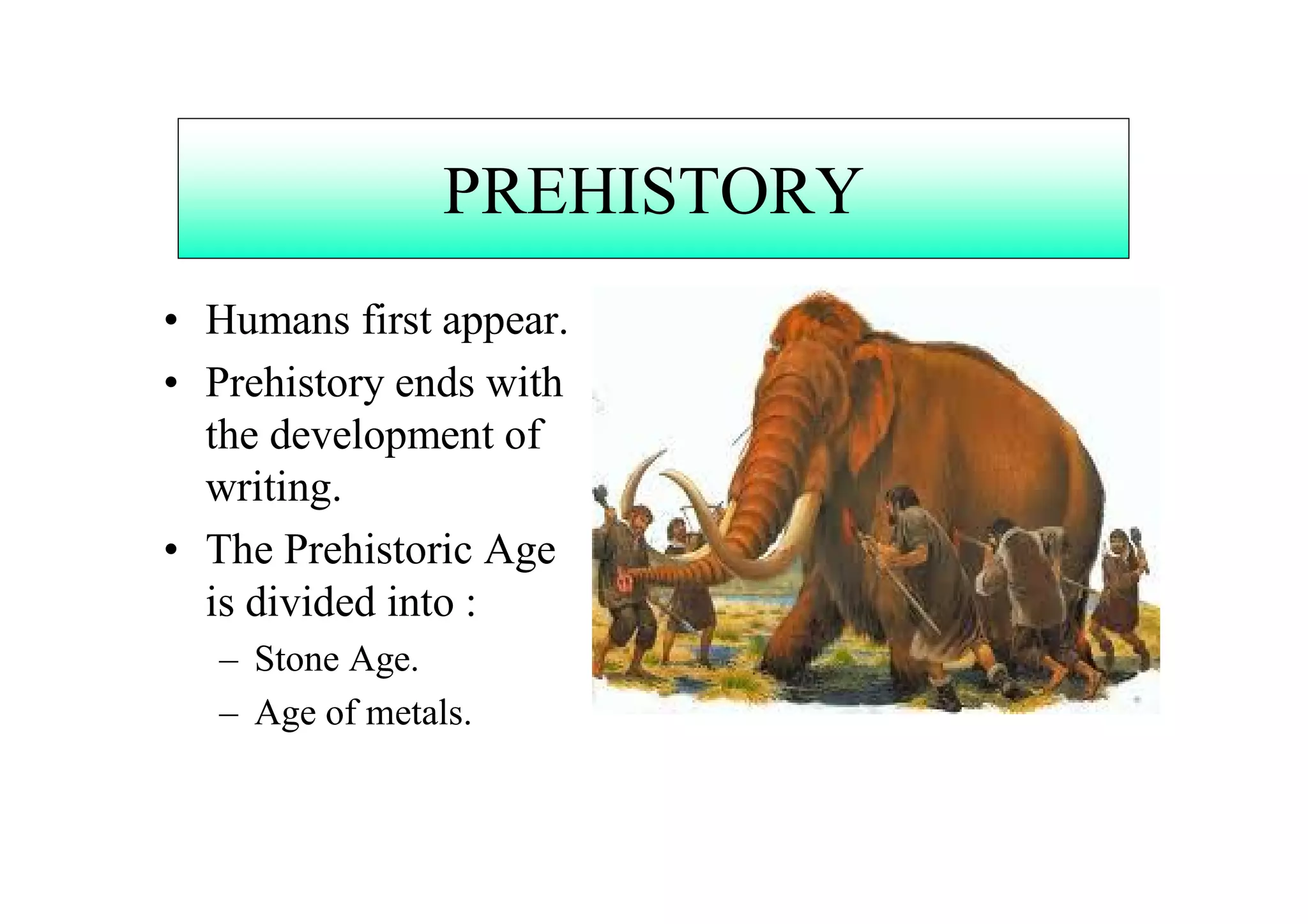 Unit Seven: The Stone Age | PDF