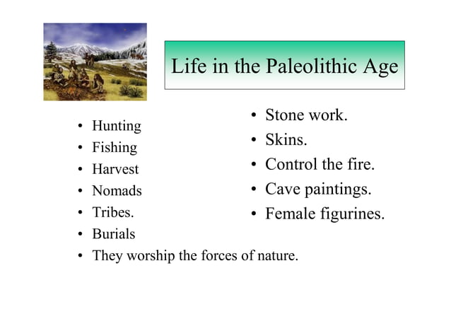 Unit Seven: The Stone Age | PPT