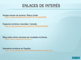 UD7: El núcleo turístico y sus características. | PPT