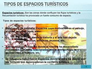 UD7: El núcleo turístico y sus características. | PPT