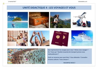 Les voyages et vous (B1) | PPT