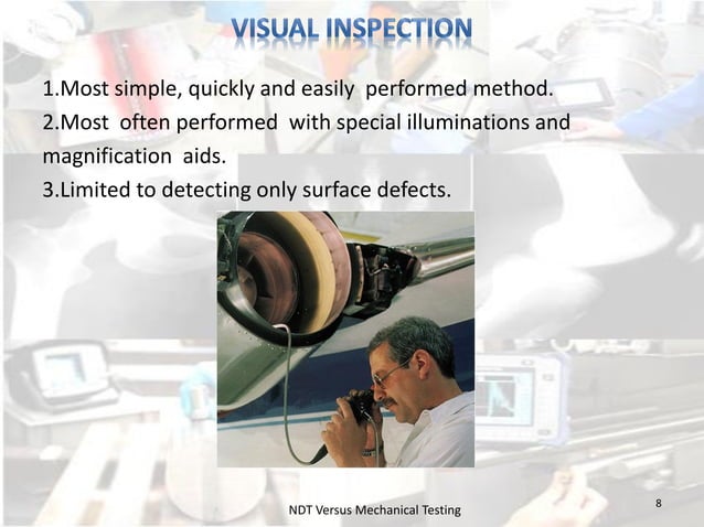 Non Destructive Testing Versus Destructive Testing | PDF