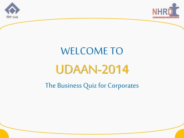 Udaan 2014 an National HRD Network Ranchi initiatiave HELD AT MTI ...