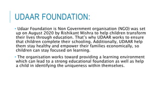 Udaar Foundation (1).pptx | Debated Sensitive Social Issues | Sensitive Topics