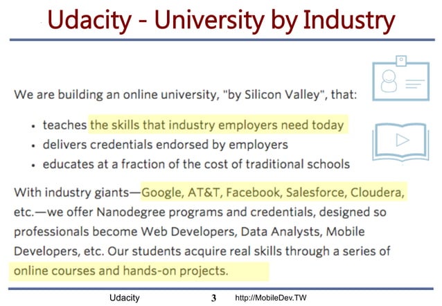 Udacity Study Group - Taiwan Meetup #1 | PPT