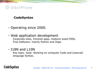 Udal Plone | PPT