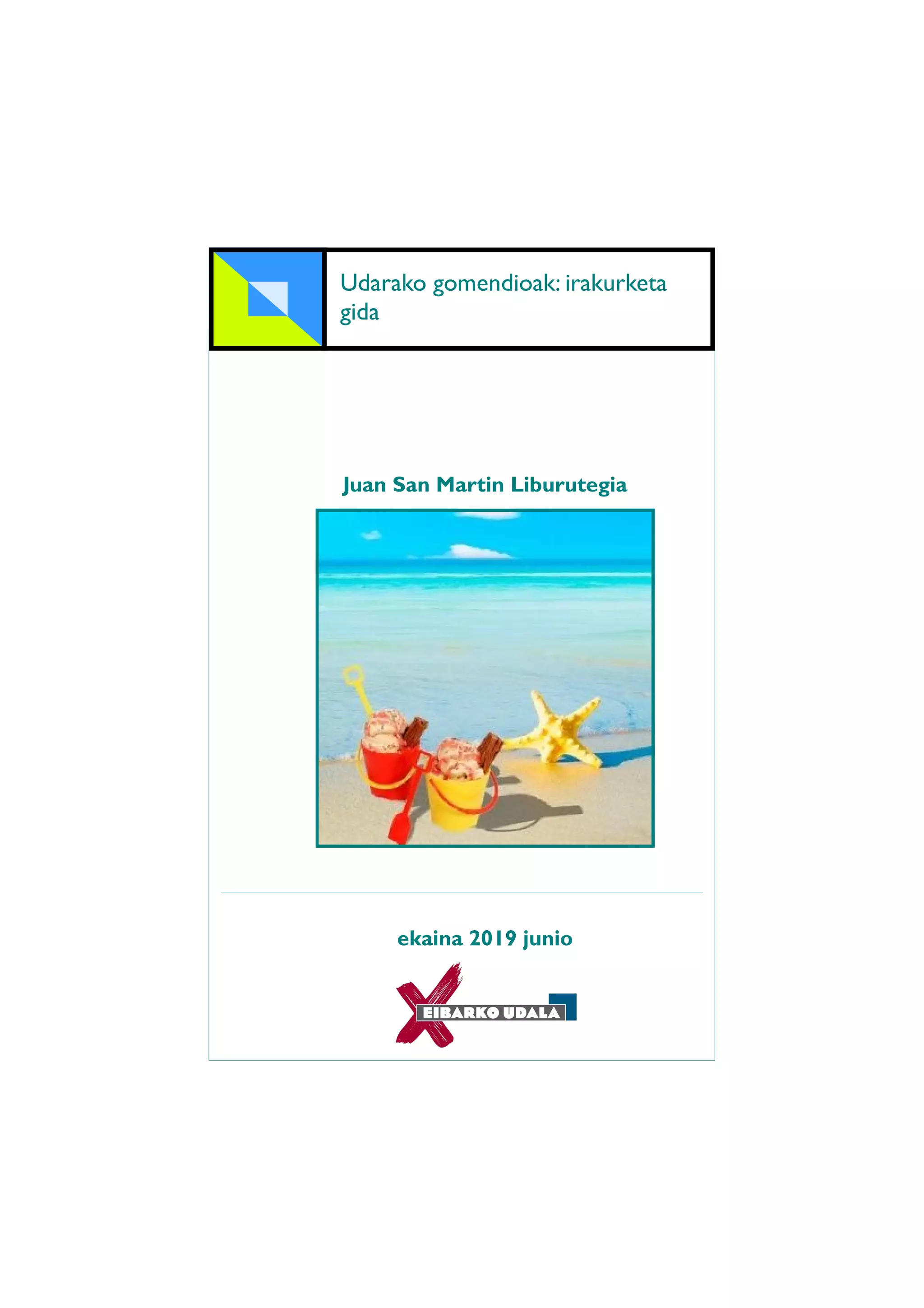 Udarako gomendioak - Recomendaciones para el verano | PDF