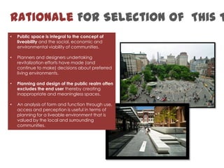 Public Realm In Cities | PPTX