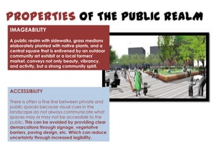 Public Realm In Cities | PPTX