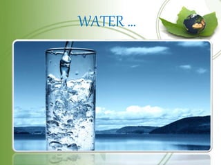 Save Water, Save Earth..!! | PPTX