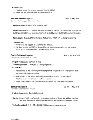 Uday singh resume | PDF