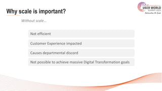 Enabling Customers to Take Automation at Scale | PPT