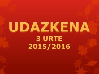 Udazkena 3 urte power point | PPT