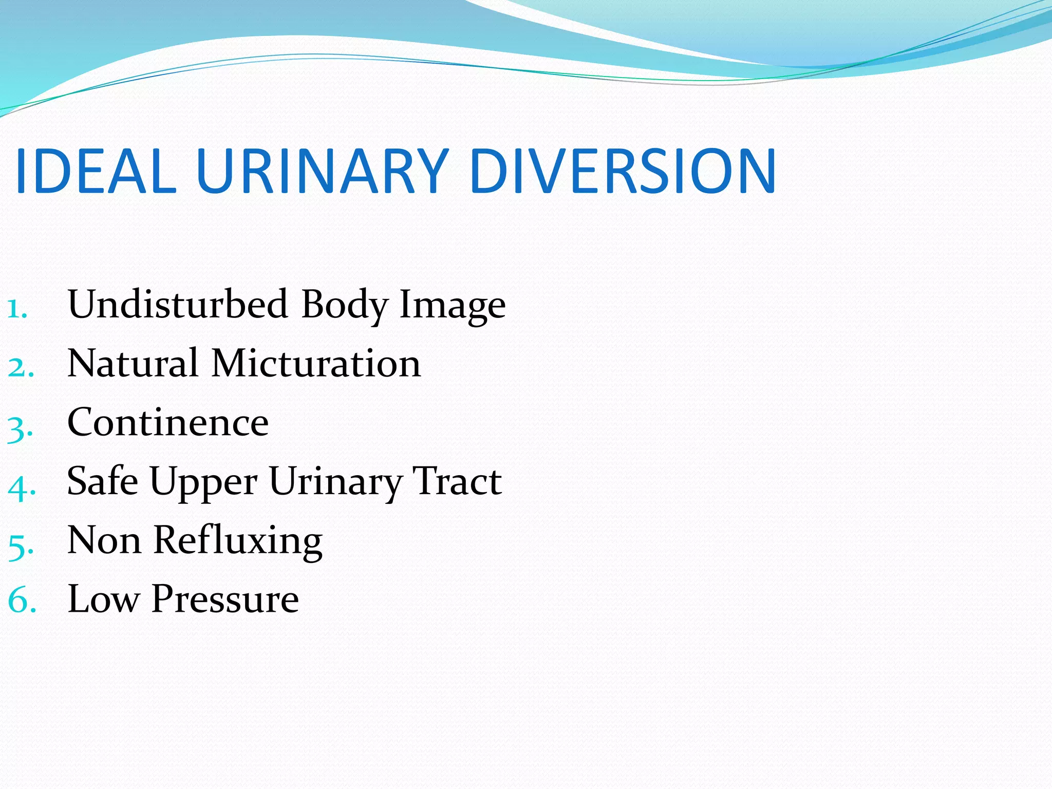 Urinary diversion by dr burhan kaydawla | PPTX