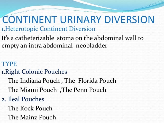 Urinary diversion by dr burhan kaydawla