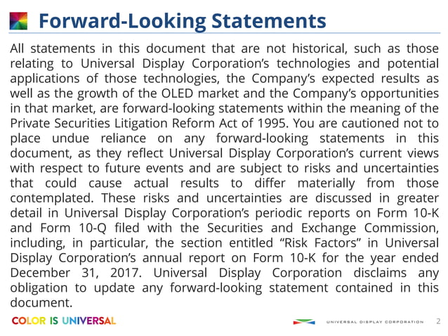 Udc 2018 ir presentation_august | PDF