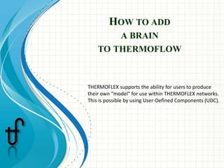 Using User Defined Component in Thermoflow | PPTX